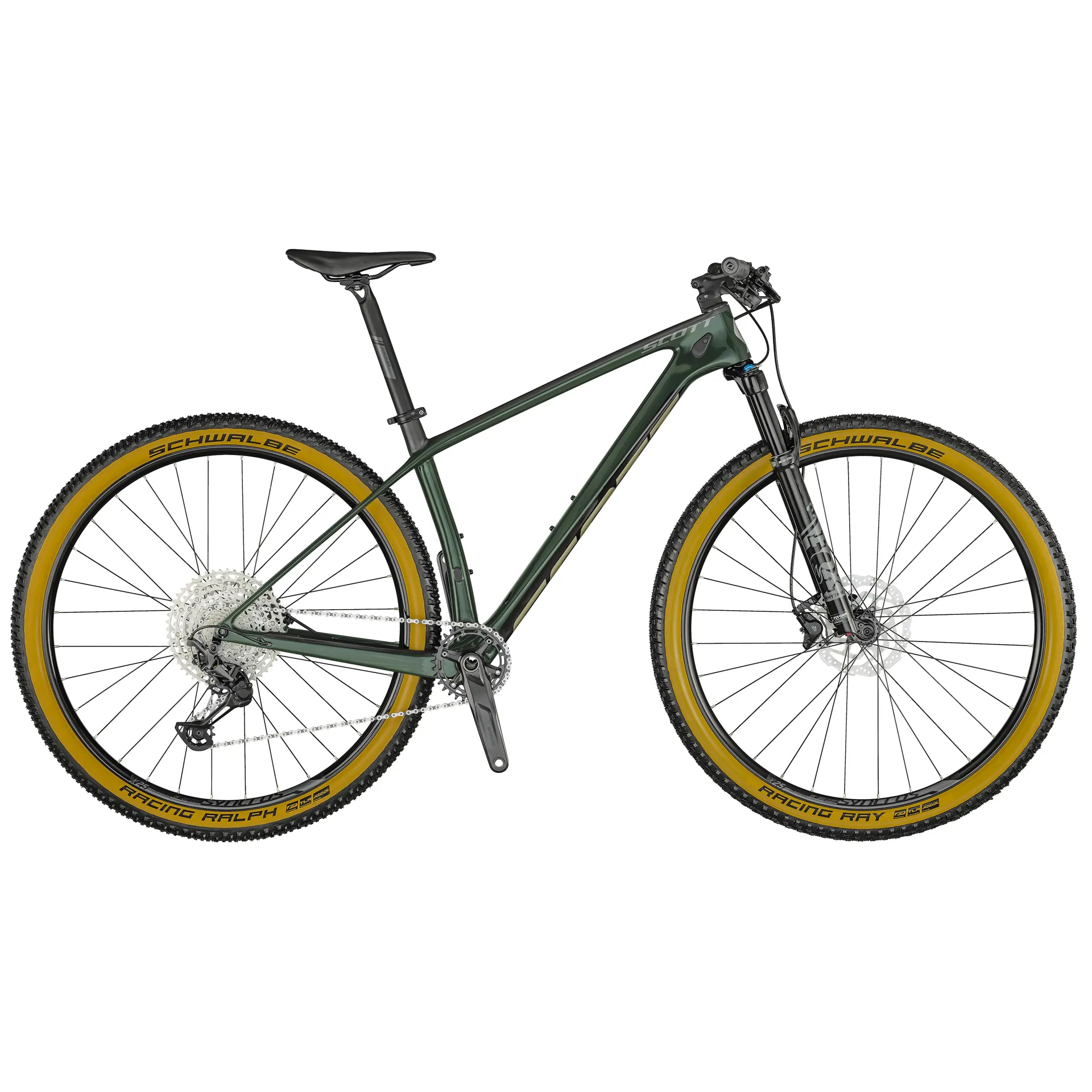 2021 Scott Scale 930 Carbon Hardtail Mountain Bike in Green