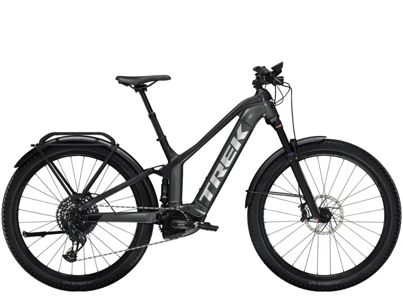 Trek Powerfly FS 9 EQ Electric Mountain Bike in Lithium Grey Black