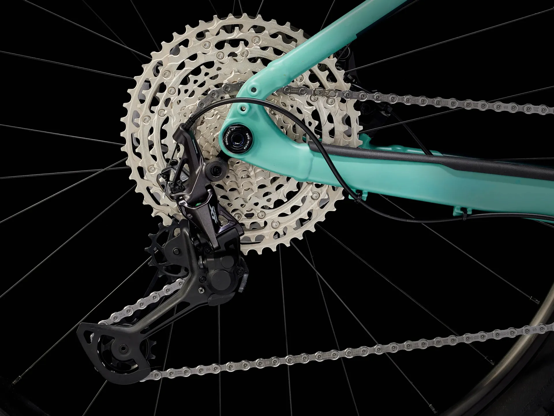 Trek Powerfly 5 Gen 4 Electric Hardtail Mountain Bike in Blue