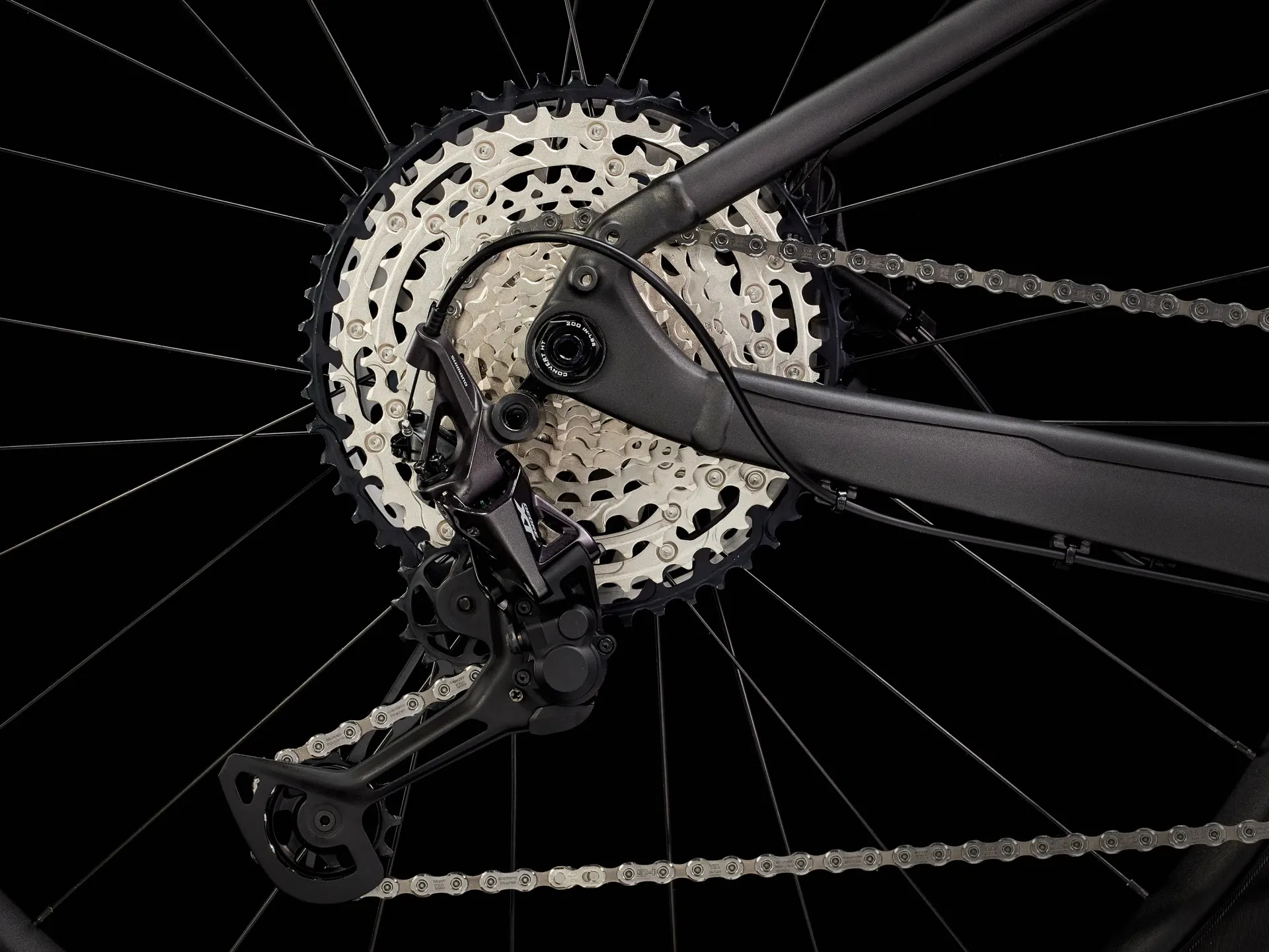 Trek Powerfly 7 Gen 4 Electric Hardtail Mountain Bike in Black